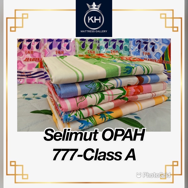 Comforter Selimut OPAH Selimut Legend Cotton Queen King 777 CLASS A ...