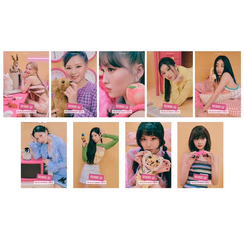Twice Between 1&2 Poster / Twice Between 1&2 Posters CONCEPT 2 with ...
