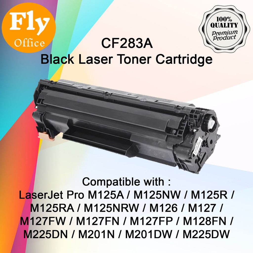 Compatible CF283A / 283A / 83A Laser Toner For HP LaserJet Pro MFP ...