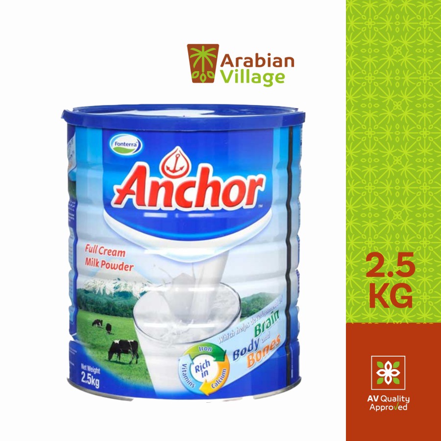 Anchor Fortified Full Cream Milk Powder 2500 GM / 2250 GM | Shopee Malaysia