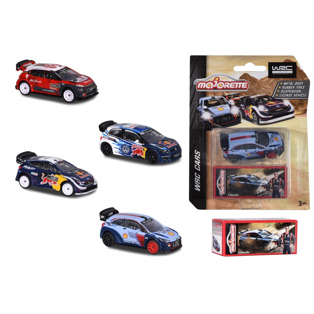 Majorette Premium WRC Cars Fiesta / Polo / i20 /C3 Static Display Scale ...