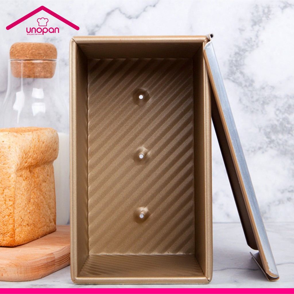 [UNOPAN] 450g Corrugated Loaf Pan (non-stick series 1000) // 450g 波紋土司盒 ...
