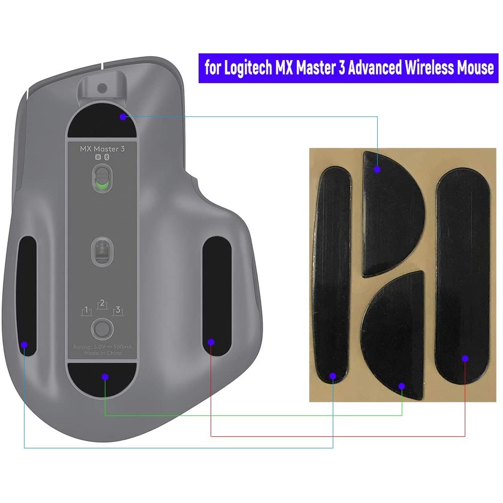 Mouse Skates 1 Set Mouse Feet Logitech Master 2/3 G903 G403 G102 G304 ...