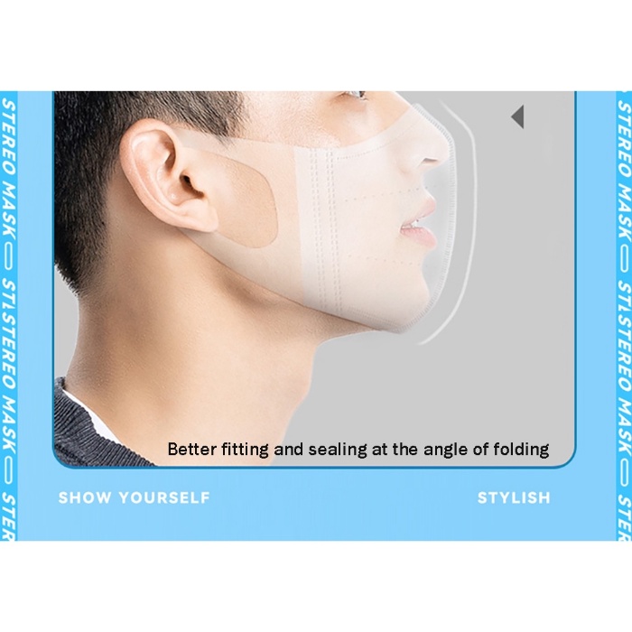 [Ready Stock] L size 10pcs big face mask fat mask disposable mask men's ...