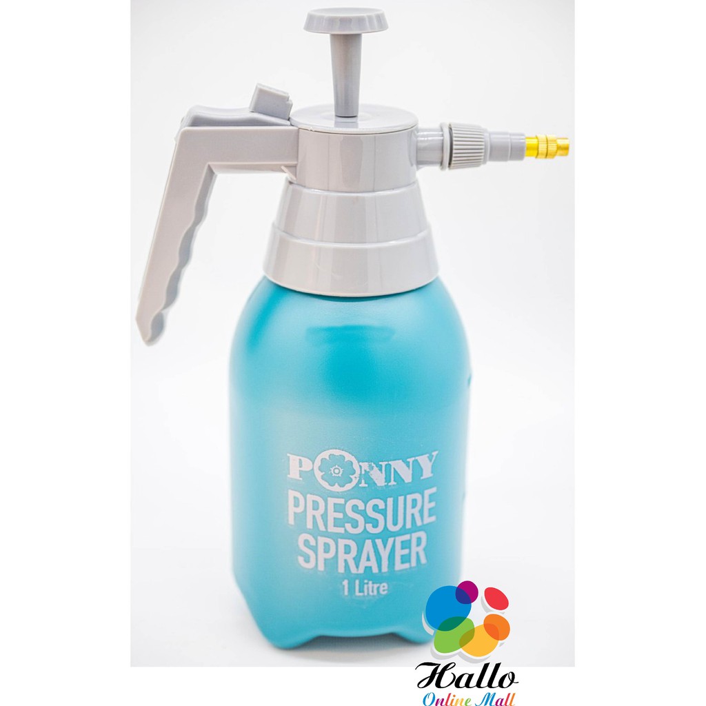 1L / 2L MULTI-PURPOSE PRESSURE HAND PUMP PONNY SPRAYER GARDENING TOOL ...