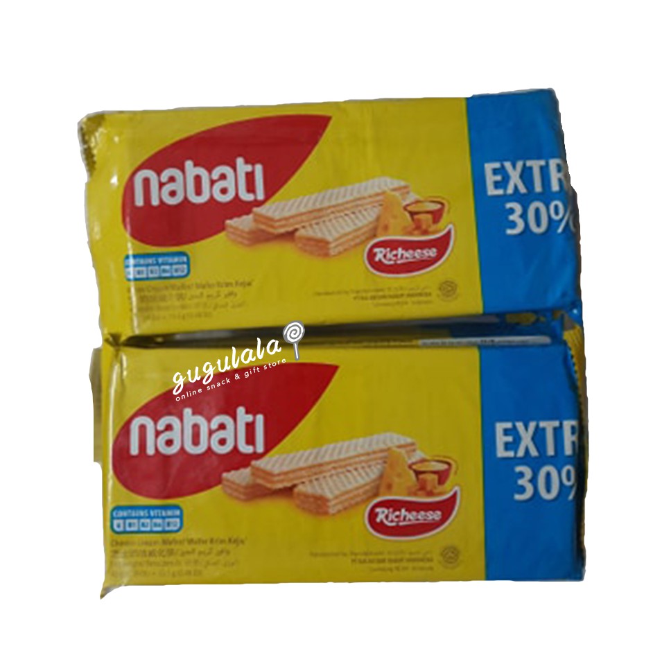 Richeese Nabati Cheese Wafer 40g (Extra 30% 12g) | Shopee Malaysia