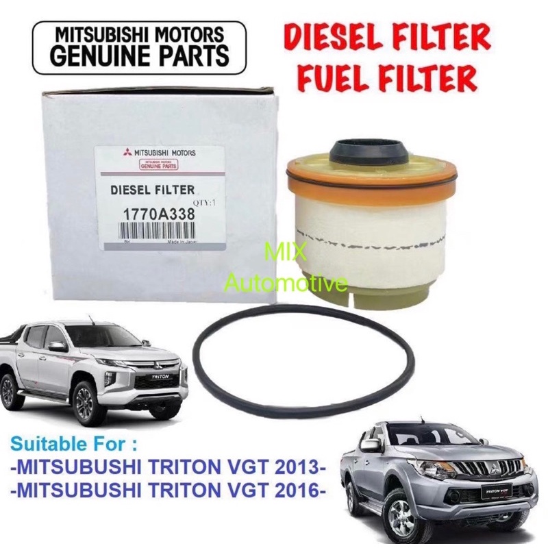 MITSUBISHI Genuine DIESEL FUEL FILTER TRITON VGT 2013- 2016- 1770A338 ...