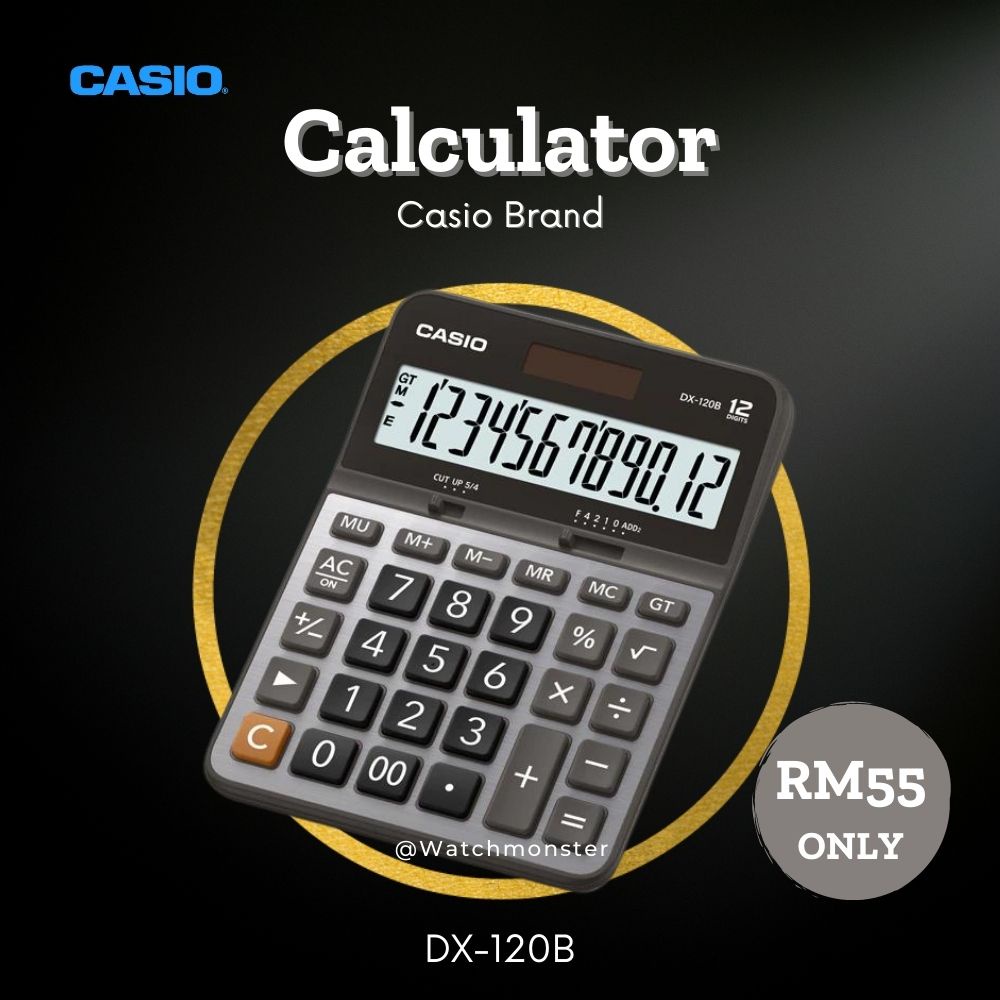 CASIO CALCULATOR DX-120B | Shopee Malaysia