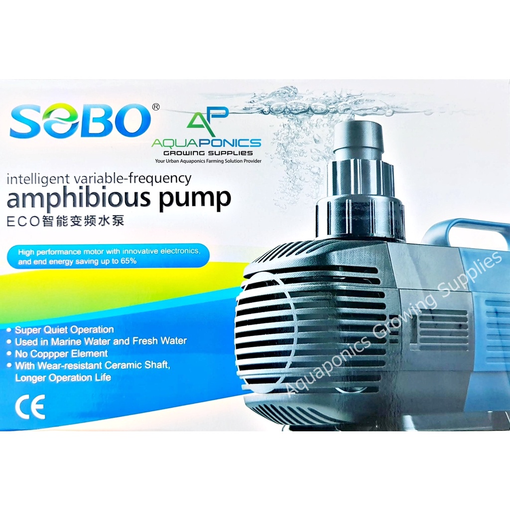 SOBO Amphibious Aquarium Eco Pond Water Pump BO-1800A BO-2000A BO-2800A BO-4800A BO-5800A BO ...