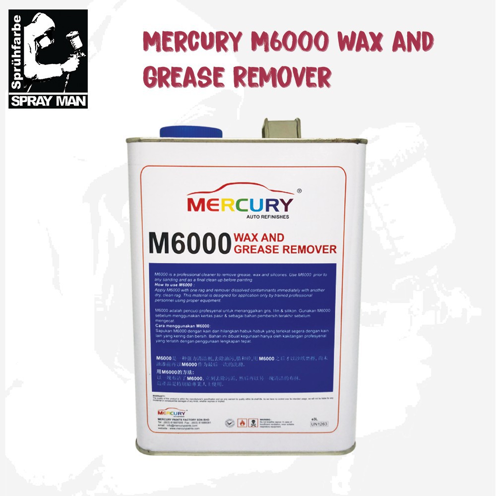 [Ready Stock] Mercury M6000 Wax and Grease Remover | Shopee Malaysia