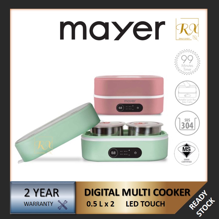 [BUBBLE WRAP] MAYER DIGITAL MULTI COOKER LUNCH BOX MMMC28D DIGITAL ...