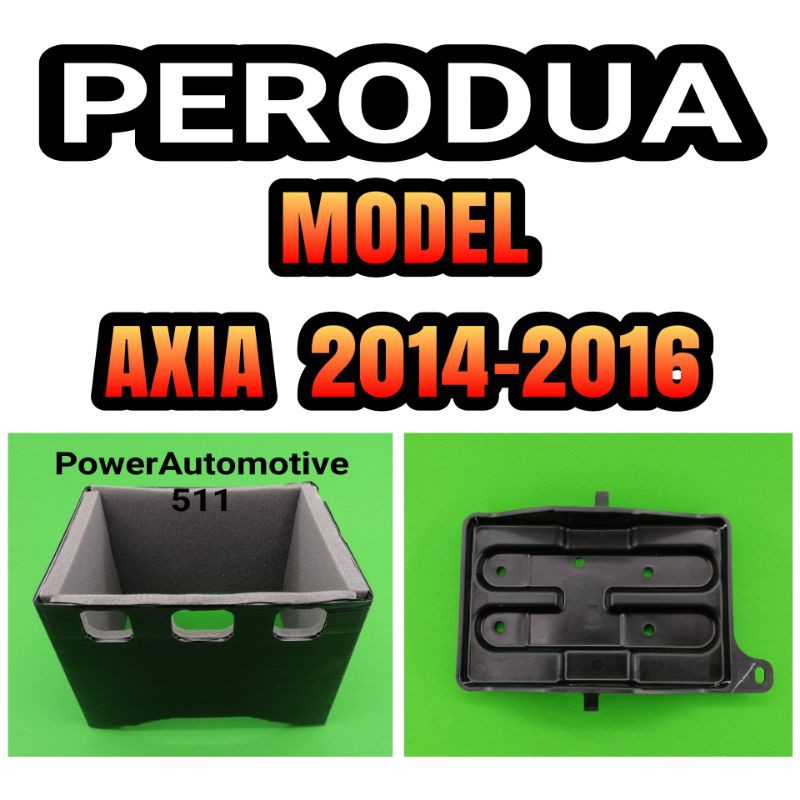 Perodua 2014-16 Axia Battery Seat Tray And Battery Cover | Shopee Malaysia