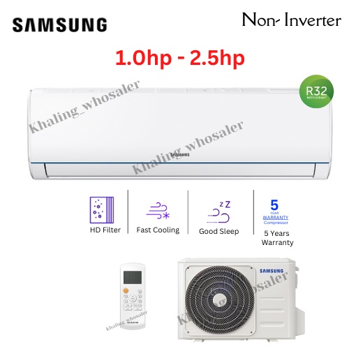Samsung S-Essential R32 Air Conditioner 1.0HP I 1.5HP I 2.0HP I 2.5HP ...