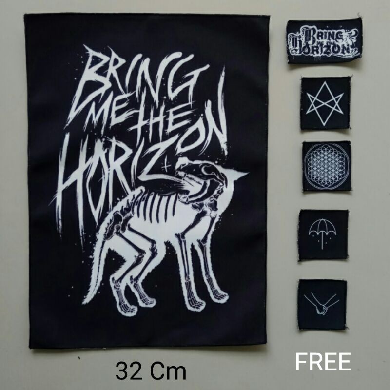 Backpatch Emblem Bmth Bring Me The Horizon Oliver Sykes | Shopee Malaysia