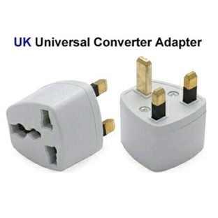 Universal 3 Pin Plug Adaptor 2 Multi Pin To Malaysia 3 Pin UK | Shopee ...