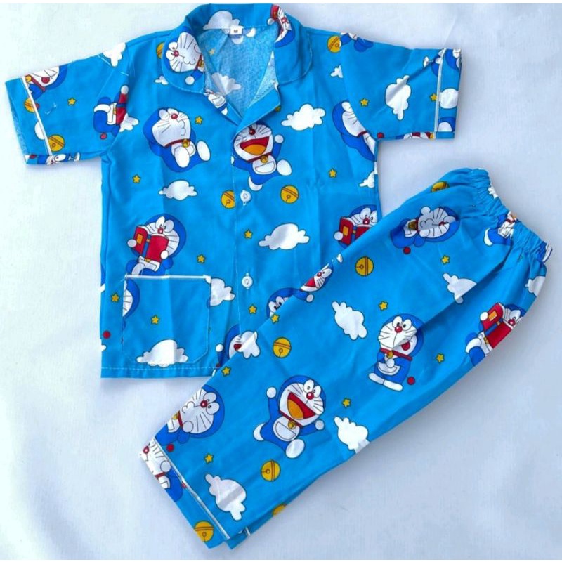 Free Shipping Doraemon Pattern Children's Pajama/s Children's Sleepwear ...