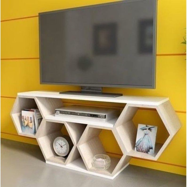 Unique Tv Console Tv Cabinet Hall Cabinet Almari Ruang Tamu Modern ...