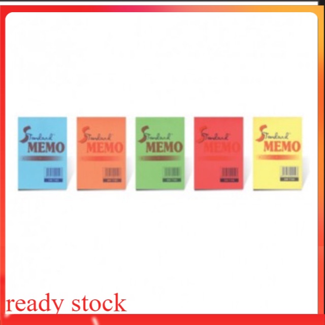 STANDARD Memo Pad / Memo Paper 70gms 180 Sheets | Shopee Malaysia