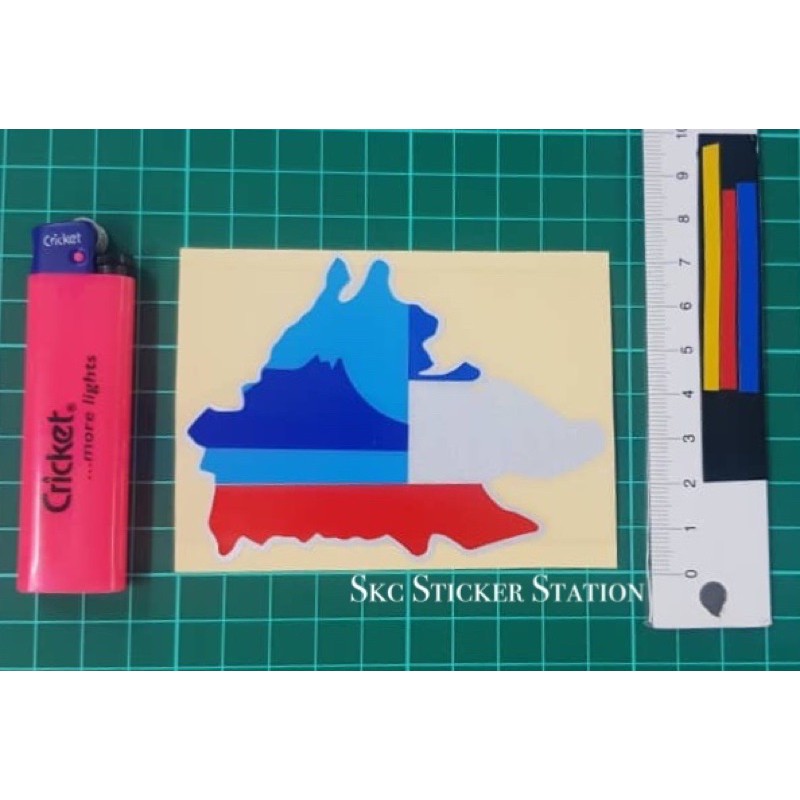 Peta Negeri Sticker (NS/KL/Penang/Pahang/Johor/Kelantan/Kedah/Perak/MY ...