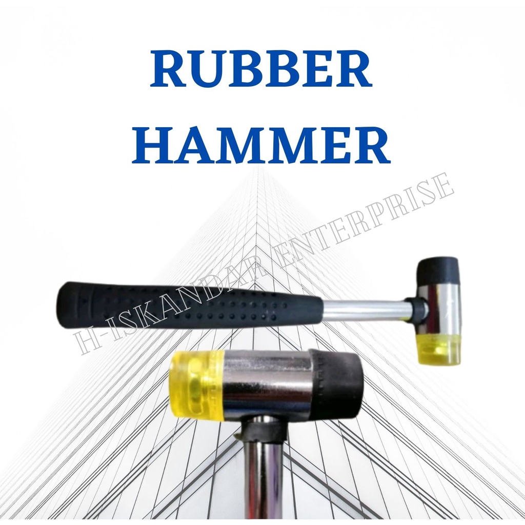 Rubber Hammer - Tukul Besi Getah - Ringan - 25mm/30mm/40mm Rubber ...