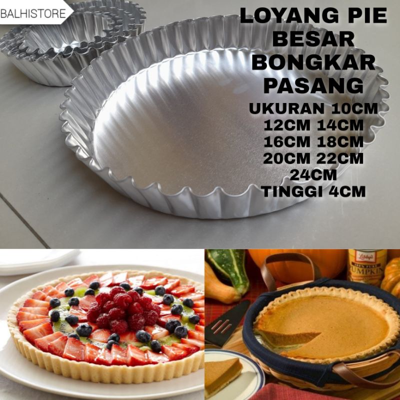 Large Bongpas Pie Mold / Pie Cake Pan / Disassembled Pie Pan | Shopee Malaysia
