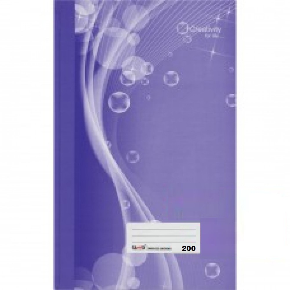 UNI PAPER CAMIS Hard Cover Foolscap Book 200S SNB-522 | Shopee Malaysia