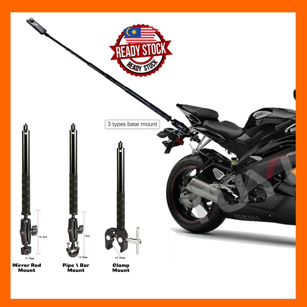 Invisible Stick Insta 360 One R X Motorcycle Bicycle gopro DJI Osmo ...