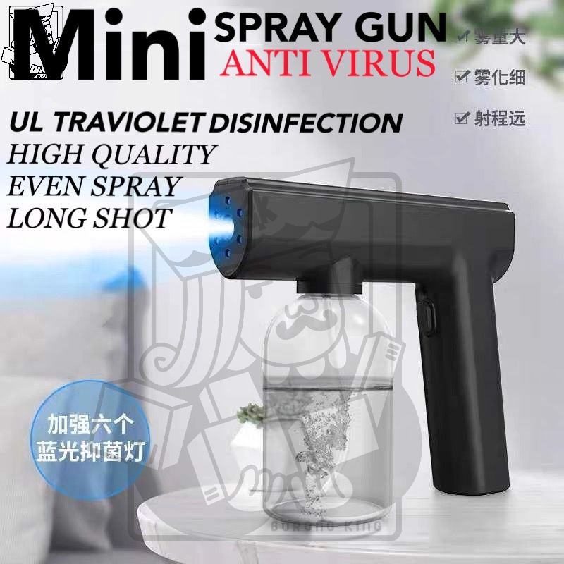 Nanometer Handheld Disinfection Machine Rechargeable Mini Gun Blue ...