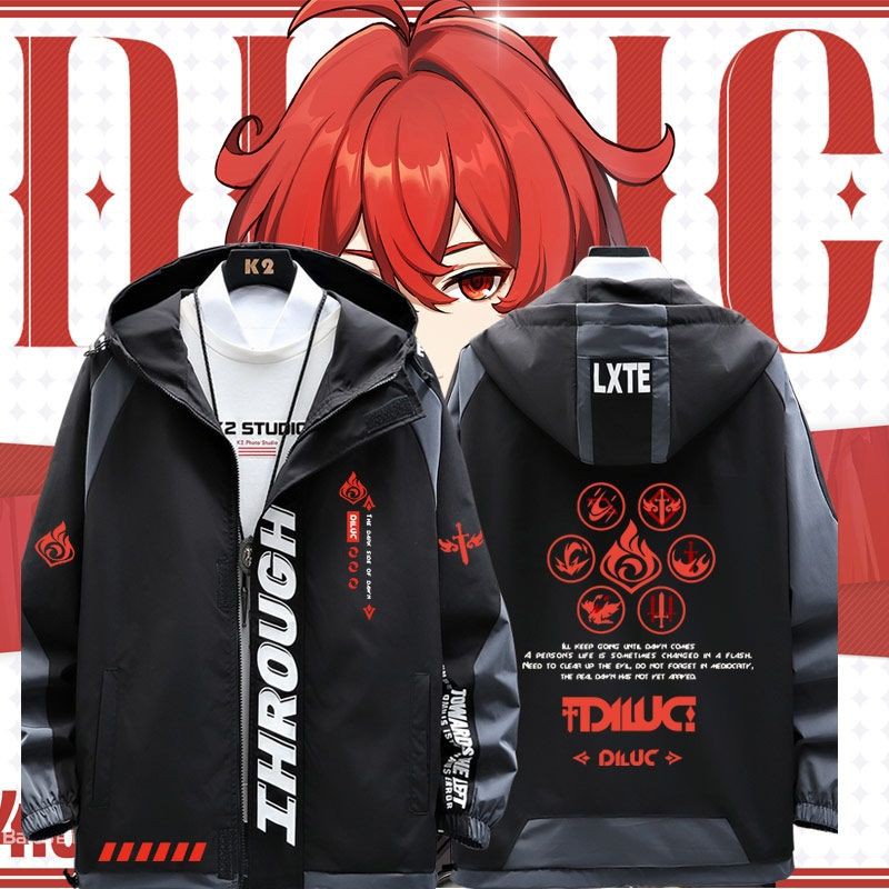 Genshin impact jacket xiao zhongli shenhe qiqi hutao ganyu keqing mona ...