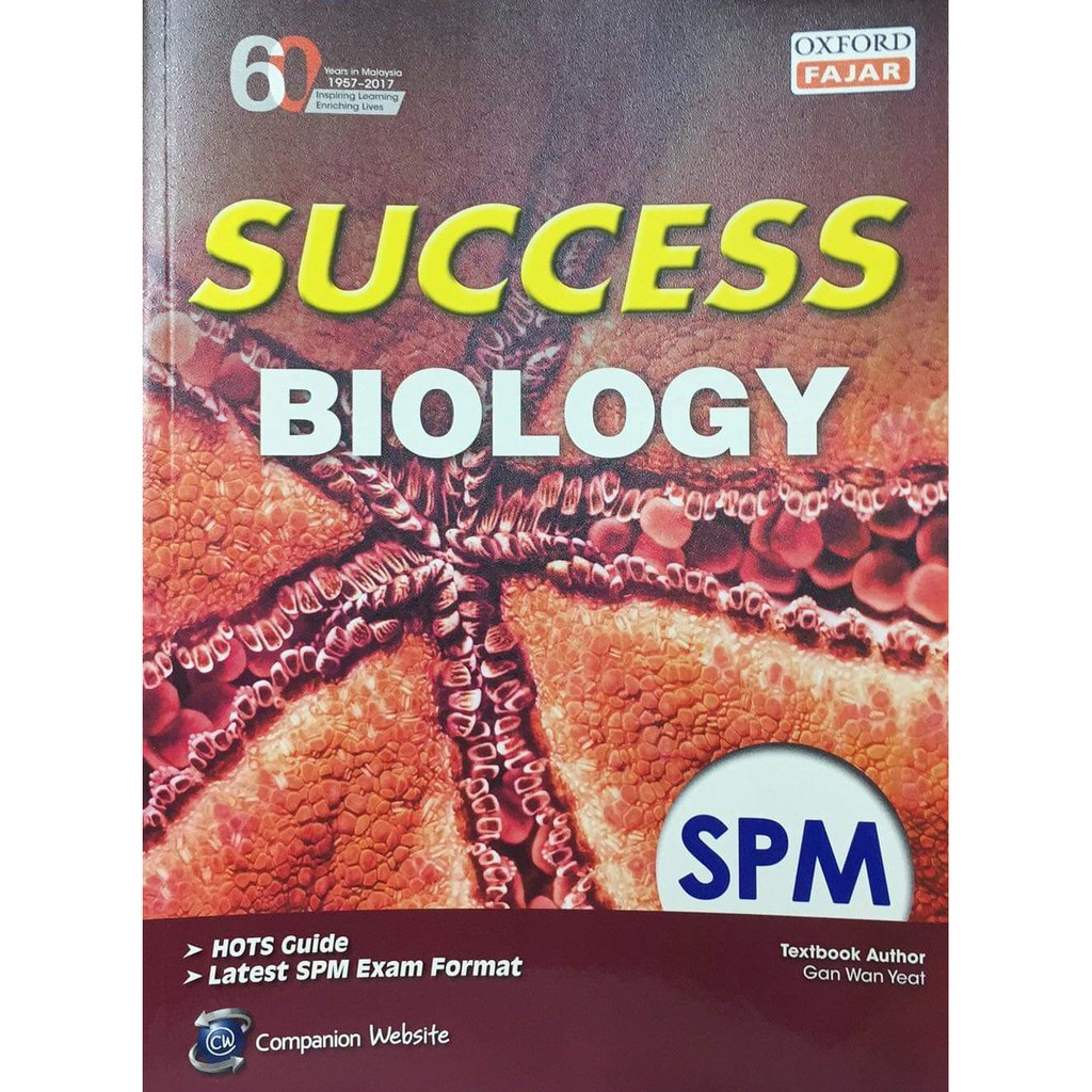 SUCCESS SPM BIOLOGY (ENGLISH) | Shopee Malaysia