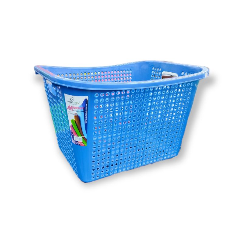 APPLELADY Plastic Square Laundry Basket / Multipurpose Basket / Bakul ...