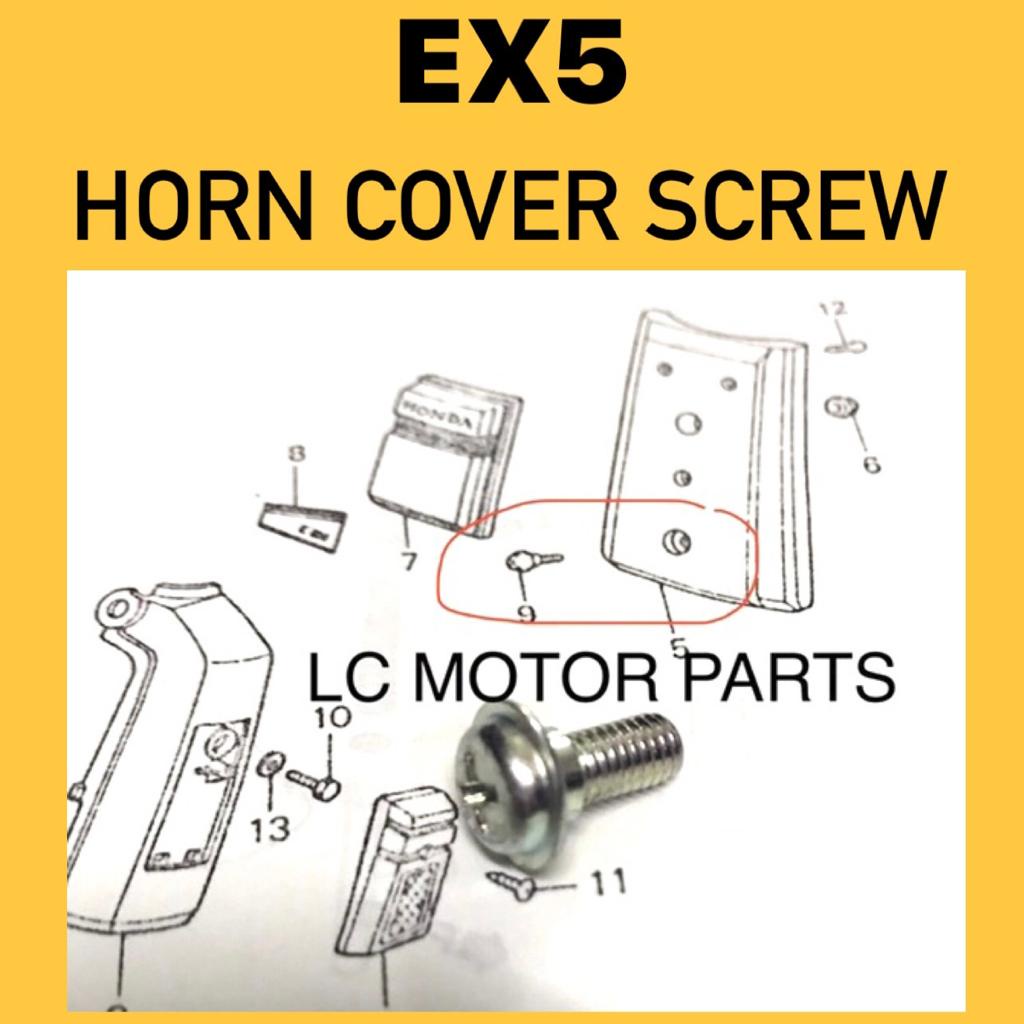 HONDA EX5 HORN COVER SCREW (1 Pcs ) // SCREW HORN COVER EX5 SCREW COVER ...