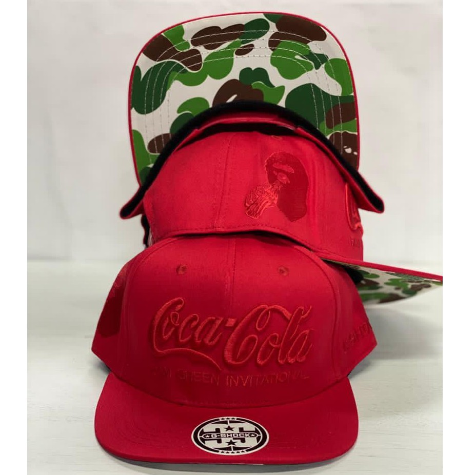 Snapback Gshock - COCA-COLA x BAPE #Limited Edition | Shopee Malaysia