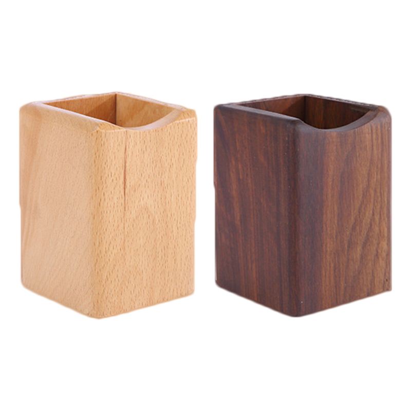Natural Pen Pencil Holder Multiple-use Desk Organizer Storage Box ...