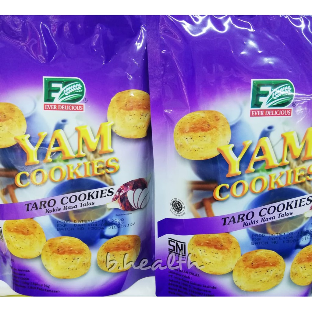 Ever Delicious Yam Cookies Taro Cookies Taro Flavor Biscuit | Shopee Malaysia