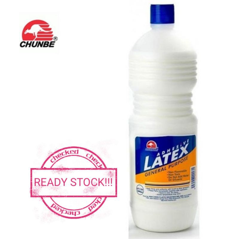 💥Ready Stock!!!💥 Chunbe Adhesive Latex Glue 1000ml / 1L / 1000g Gemeral ...