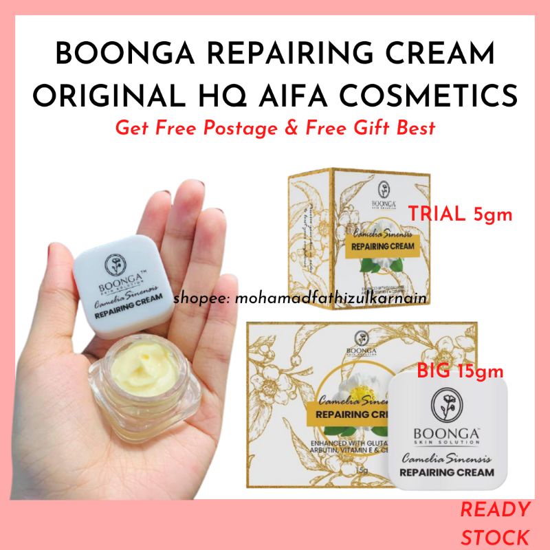 Boonga Repairing Cream Boonga Skin Solution Aifa Cosmetics ORIGINAL HQ ...