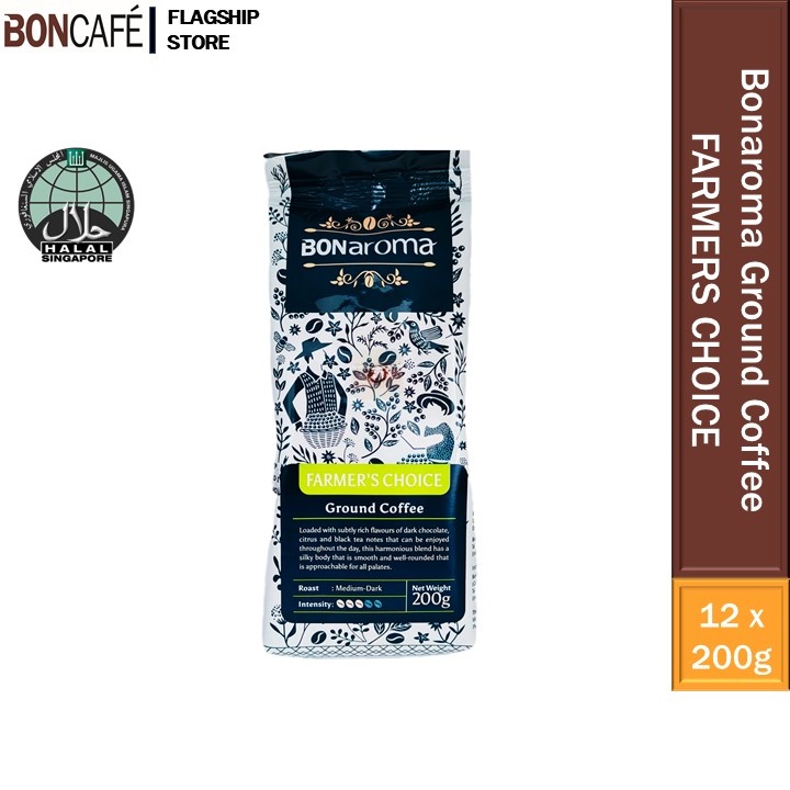 Bonaroma Farmer's Choice Ground Coffee 200g | Shopee Malaysia