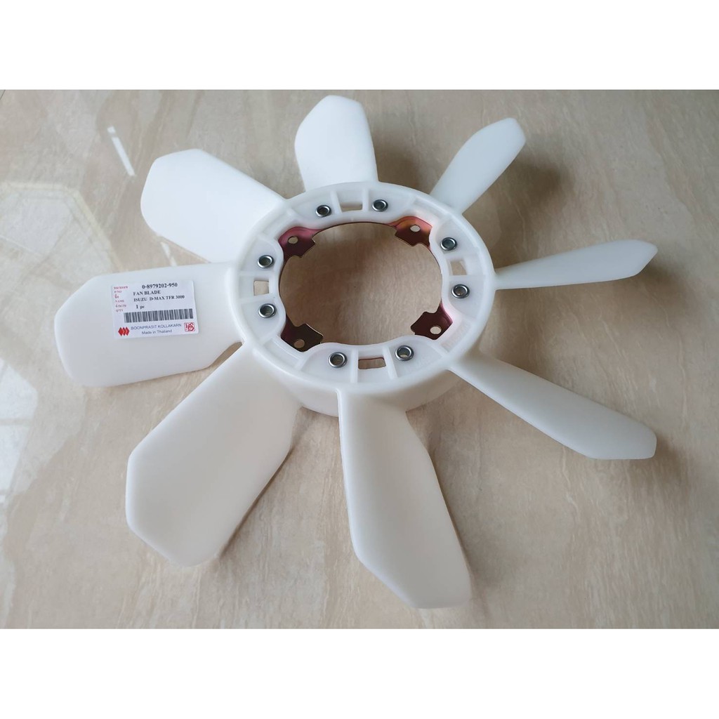 ISUZU Radiator Fan Blade TFR 3000 D-MAX 2500 3000 4jh1 Each | Shopee ...