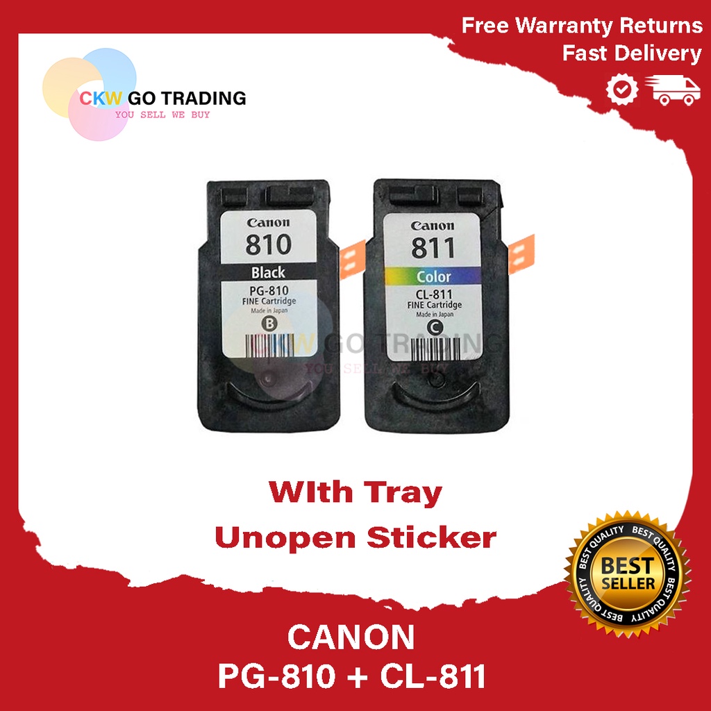 CANON PG810 CL810 pg810 cl811 (OPEN TRAY＋100%NEW) | Shopee Malaysia