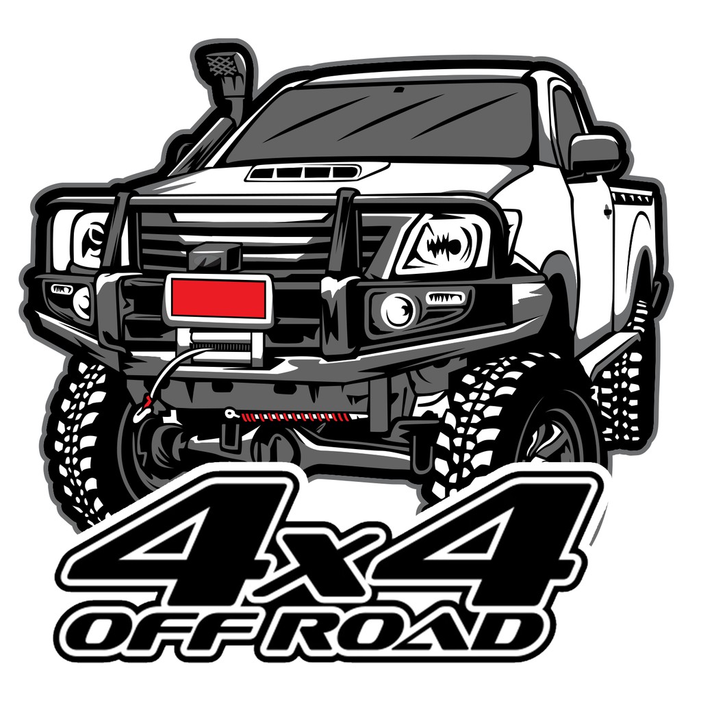 Sticker 4x4 off road Hilux Navara Triton Ford Rangers | Shopee Malaysia