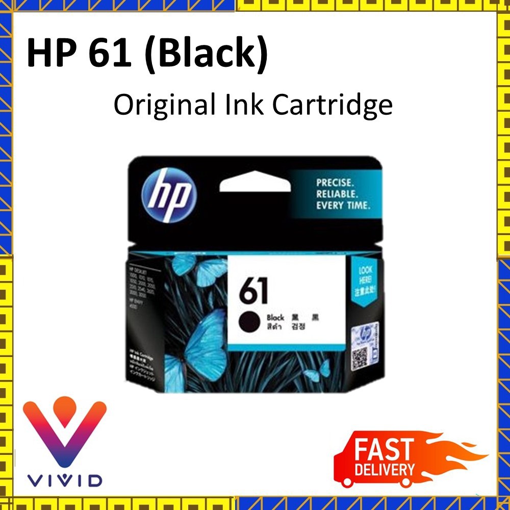 HP 61 Black Ink Cartridge | Shopee Malaysia