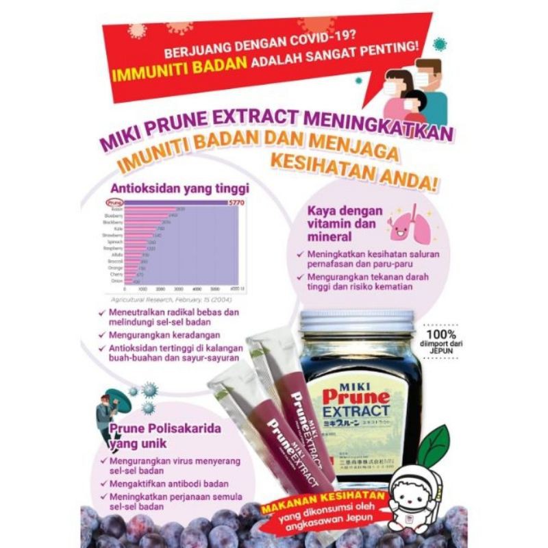 黑枣精Miki Prune Extract MIKI PRUNE EXTRACT 280g | Shopee Malaysia