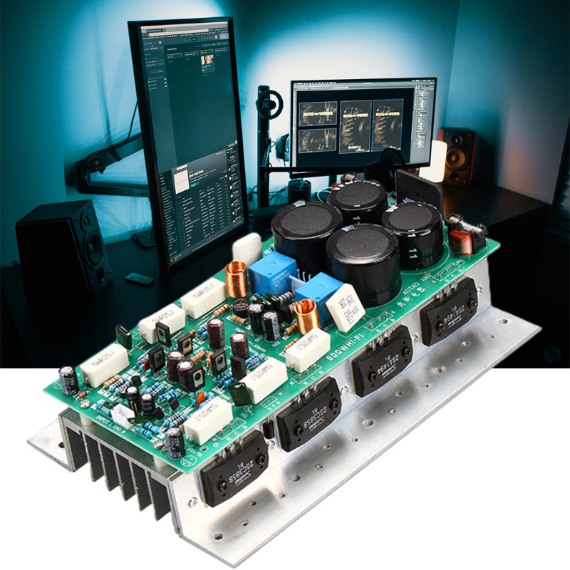 R* SanKen 1494 3858 Power HIFI Amplifier Board Dual Channel 450W+450W ...