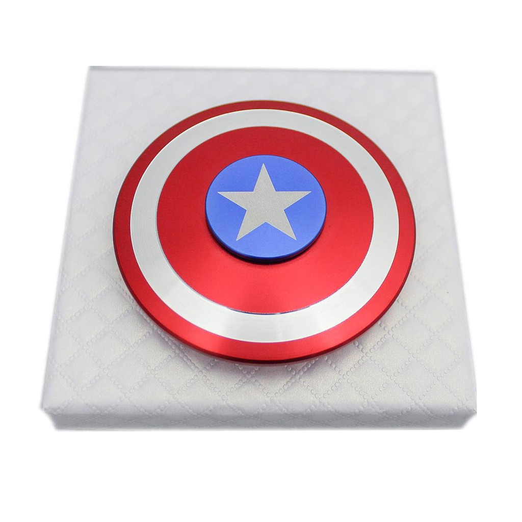 Captain America Shield Metal Fidget Hand Spinner A (6cm) | Shopee Malaysia