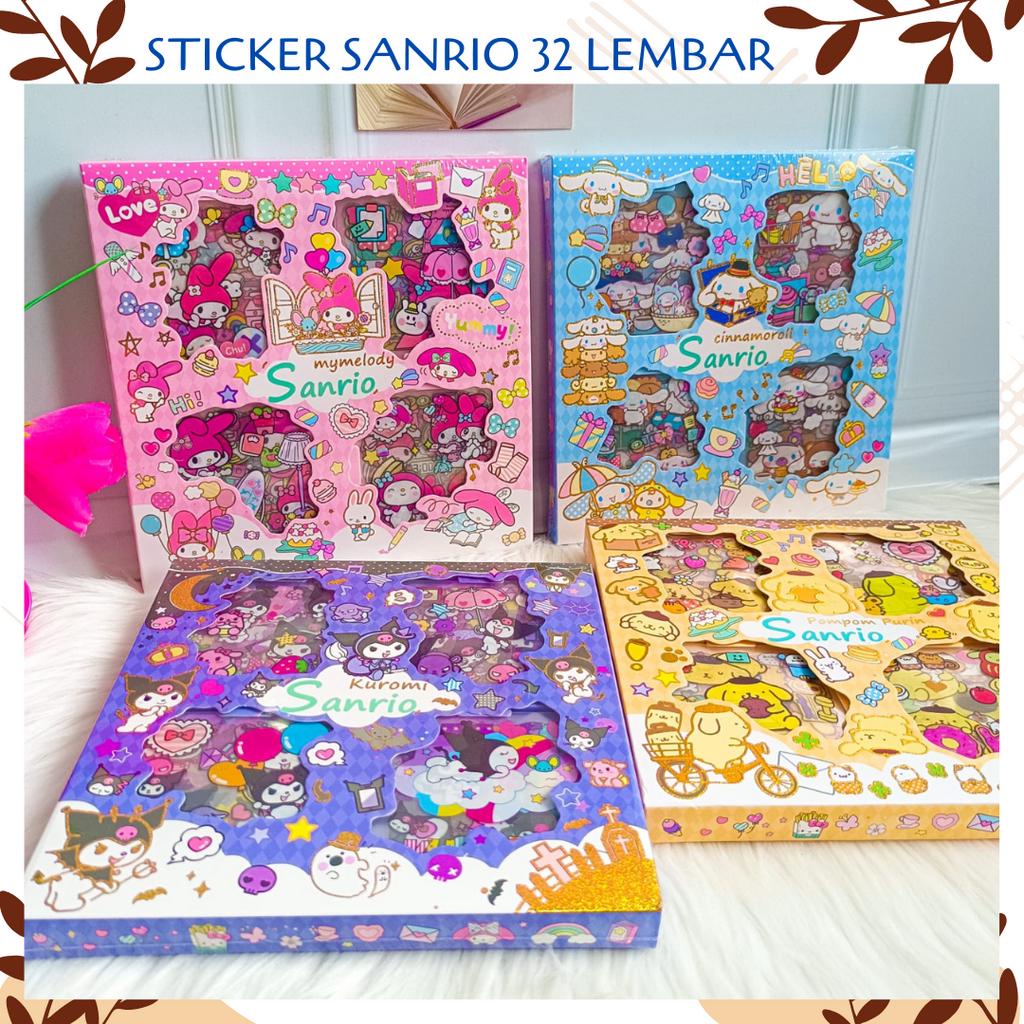 Sanrio STICKER BOX Contains 32 Sheets SET DAILY MANUAL CUTE PATTERN ...