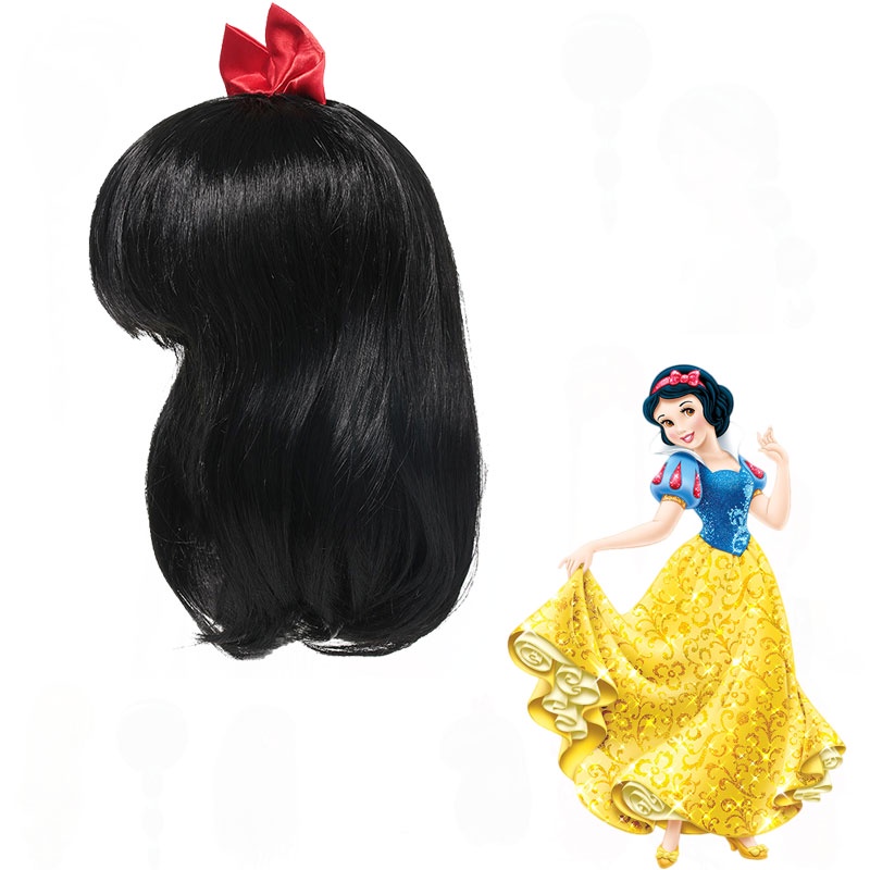 Kids Girl Cosplay Wig Princess Elza Anna Children Ariel Snow White ...