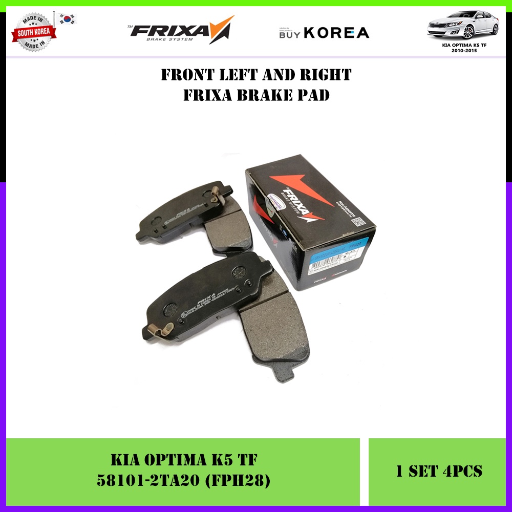 Kia Optima K5 TF 2010-2015 Frixa Brake Pad (Front FPH28 / Rear FPH26R ...