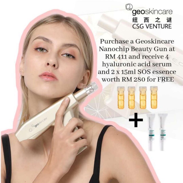 Geoskin Nanochip Beauty Gun (started kit) | Shopee Malaysia