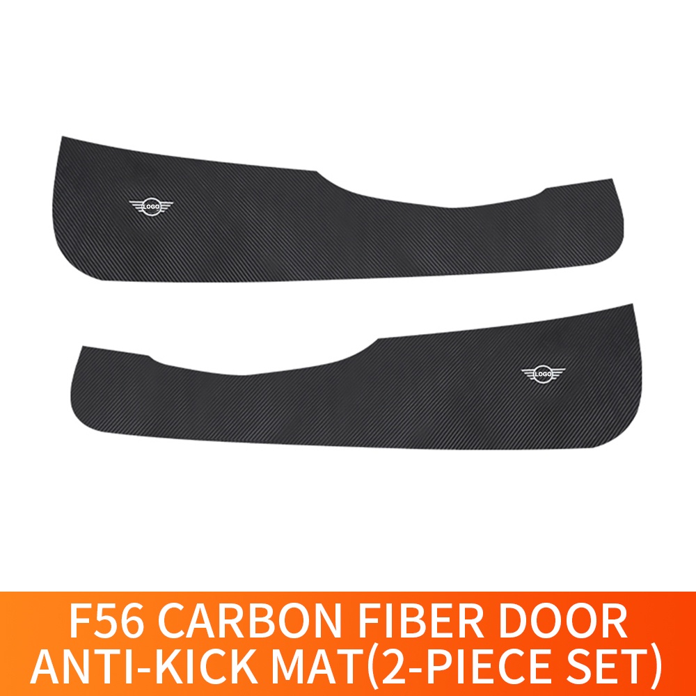 Car Door Anti Kick Pad Side Mat Carbon Fibre Protector Cover Sticker ...